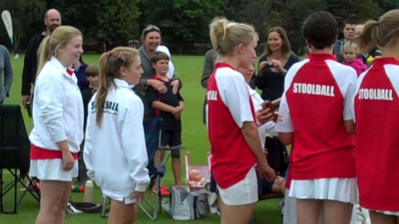 Stoolball - History of Stoolball England trophy - YouTube