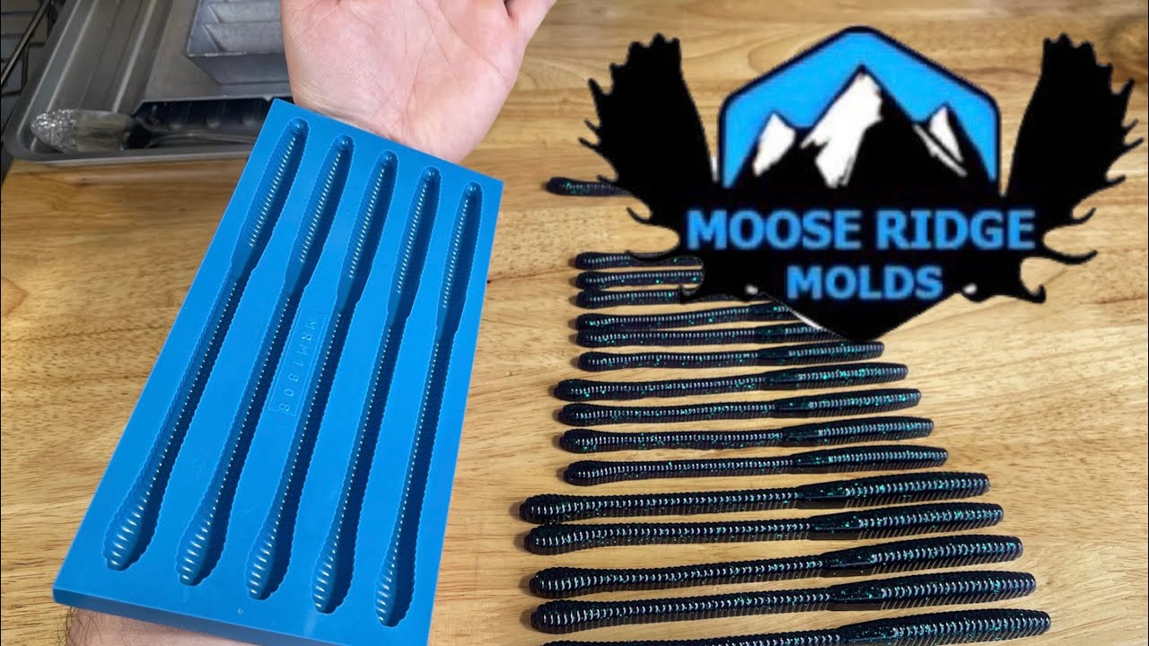Moose Ridge Molds 2.0 ~ JUNEBUG SOFT PLASTICS ~ New Thicker Molds - YouTube