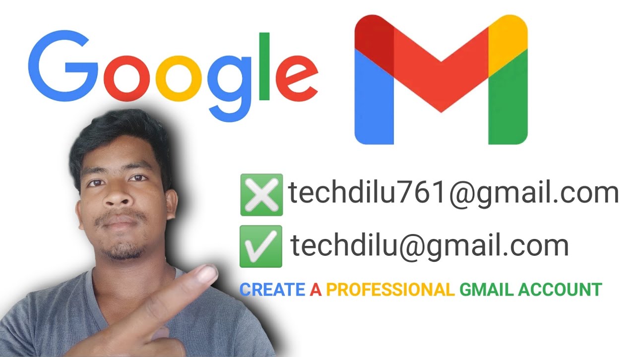 How To Create Professional Gmail Account ! Email Account - YouTube