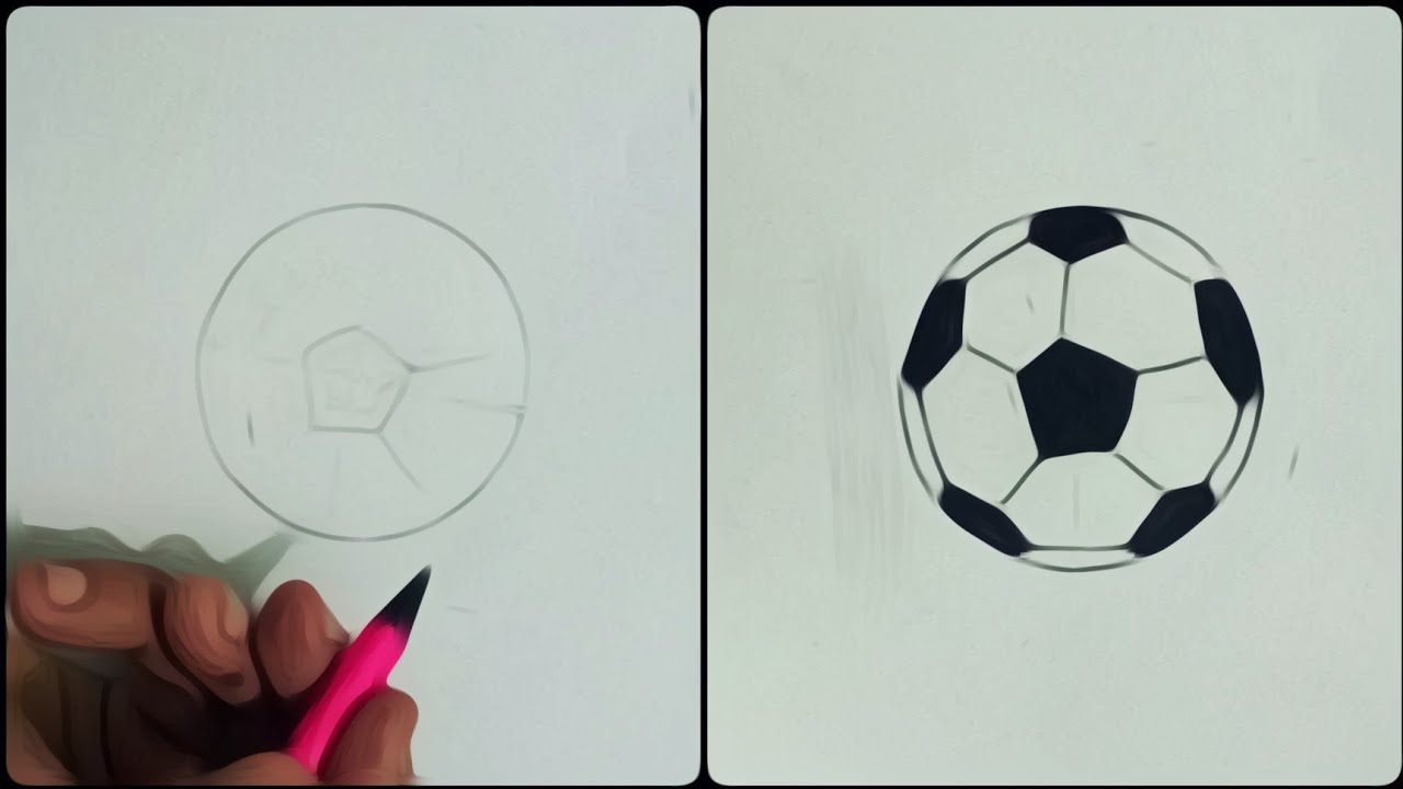 How to draw a ball - YouTube