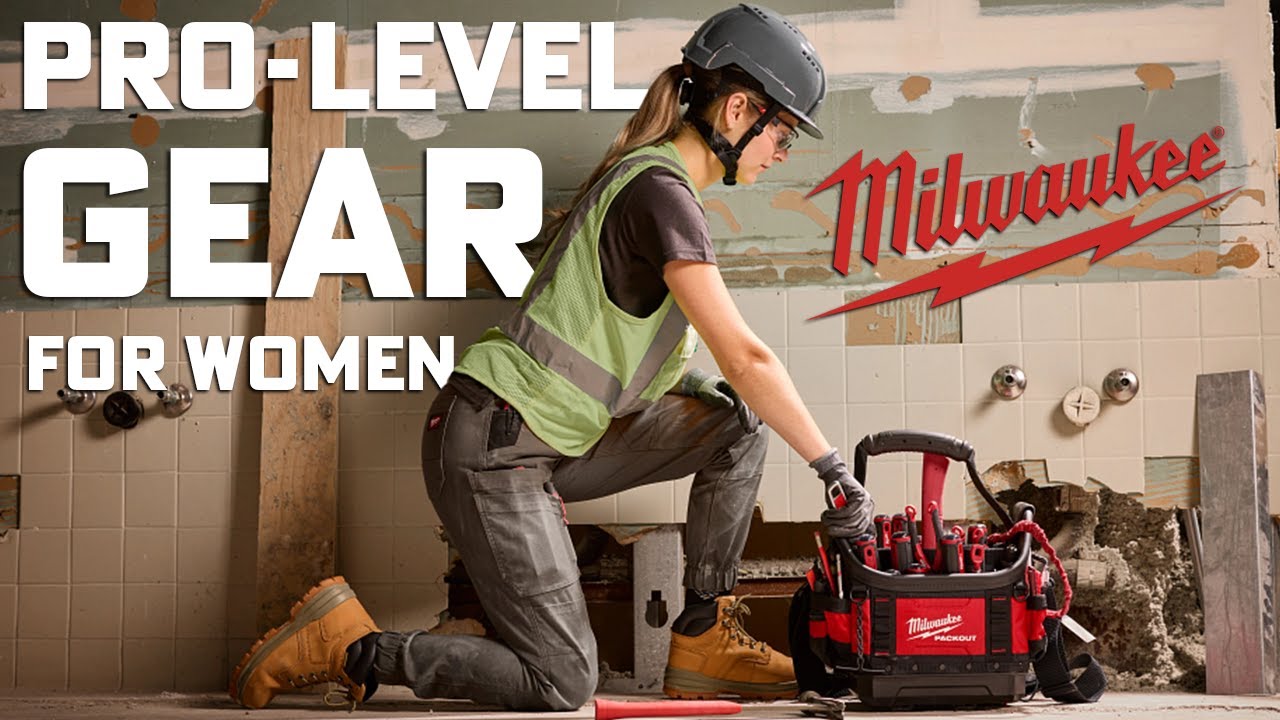 Made for Women Who Build: Milwaukee’s Women Workwear Line - YouTube