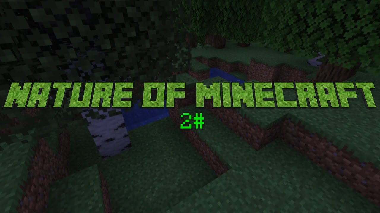 Nature Of Minecraft (2) Oak Forest (No Shaders Vanilla) - YouTube