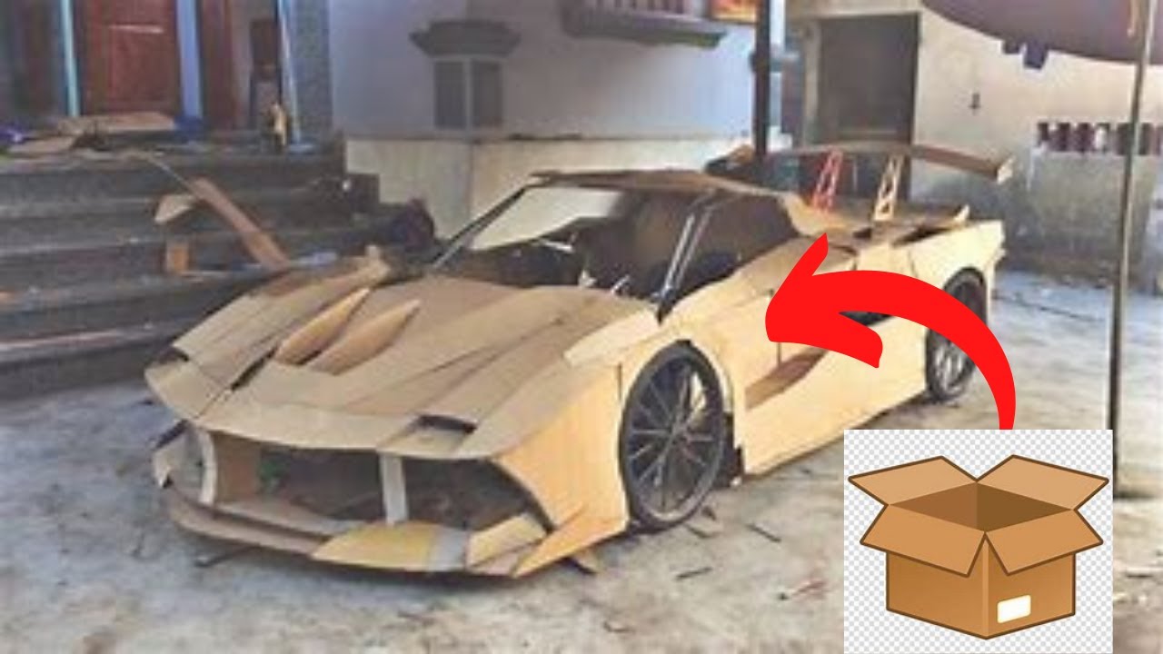 Ferrari homemade | The simple homemade Ferrari finished in red ...