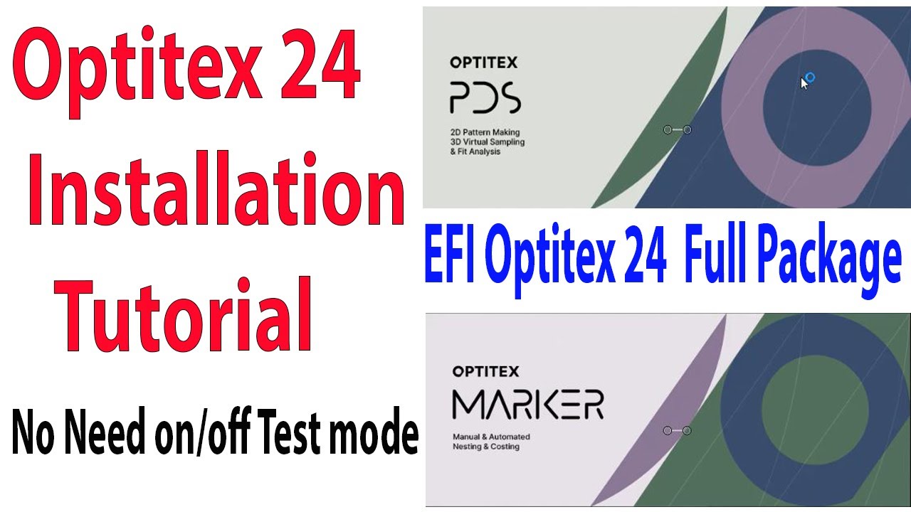 Optitex 24 Installation Tutorial | OPTITEX 24 full | Optitex 24 free ...