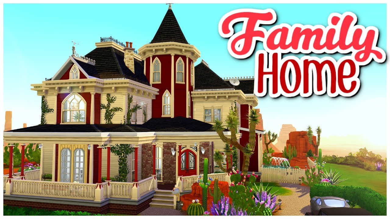 STRANGERVILLE FAMILY HOME 🌵 Rebuild StrangerVille || The Sims 4: Speed ...