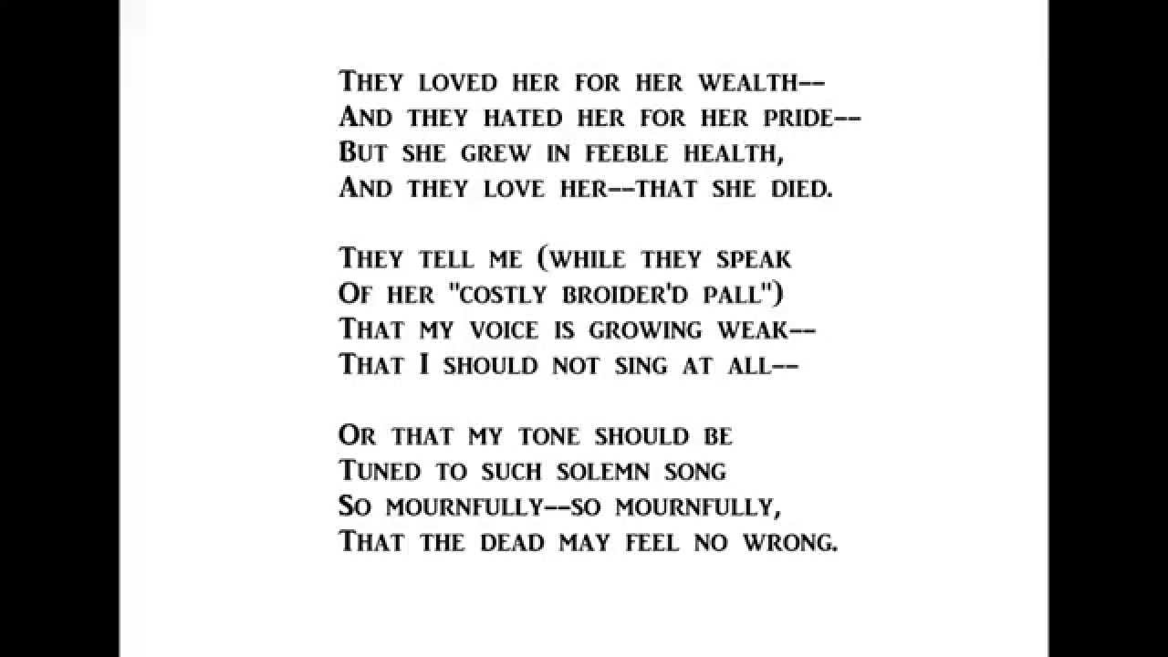 A Paean - written by Edgar Allan Poe - YouTube