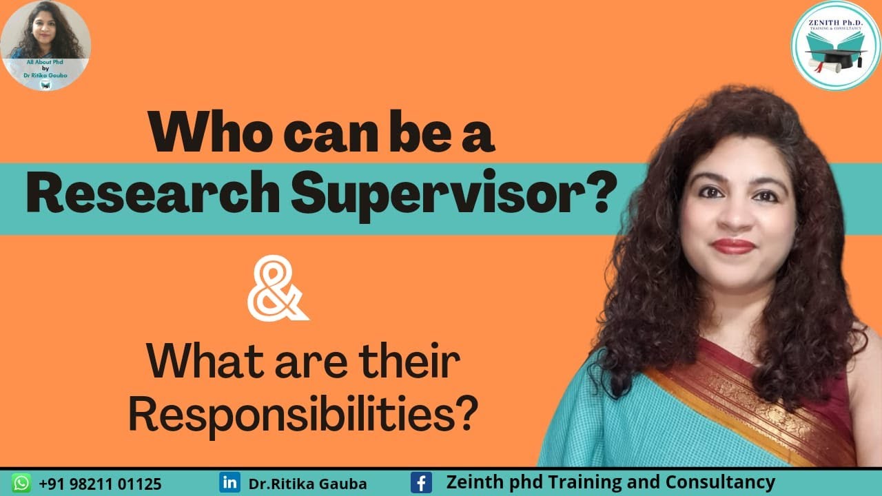 Who can become a Phd supervisor | Eligibility & Responsibility of a PhD ...