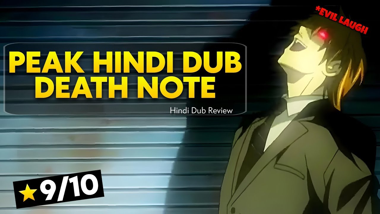 Death Note Hindi Dub Finally Complete! | Full Review. - YouTube