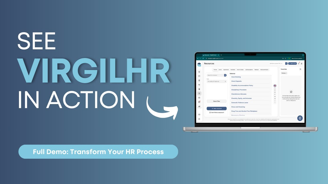 Full VirgilHR Demo | Simplify HR Compliance with Automated Solutions - YouTube