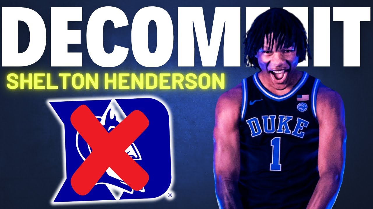 5-Star Shelton Henderson Decommits From Duke! - What's Next? - YouTube