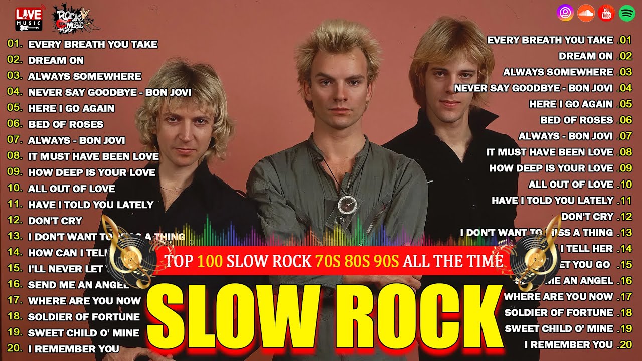Slow Rock 70s 80s 90s Love Songs for a Cozy Night In 💥 Best Slow Rock ...