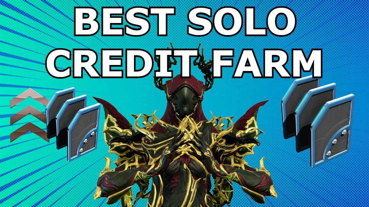 BEST SOLO CREDIT FARM 2024 - Warframe Easy Solo Credit Farm Full Guide ...
