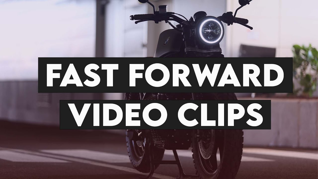 How to Fast Forward Your Video Clips - Adobe Premiere Pro 2023 - YouTube