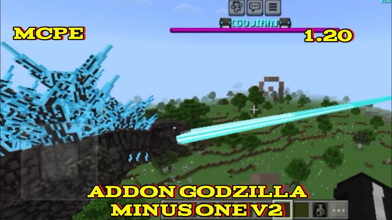 Showcase Addon Godzila Minus one v2 MCPE Minecraft Indonesia - YouTube