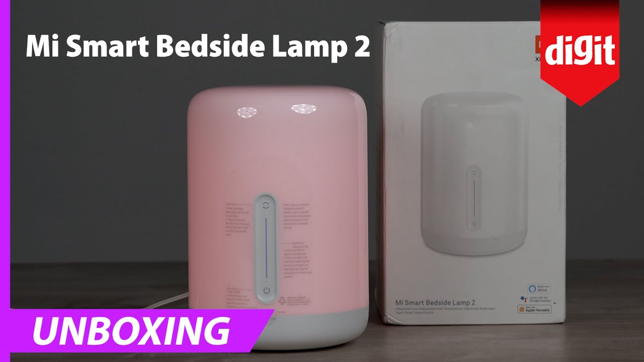 Mi Smart Bedside Lamp 2 Unboxing - YouTube