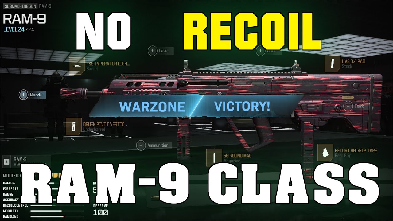 *NEW* BEST RAM-9 LOADOUT in WARZONE 3! (BROKEN)(CLASS SETUP IN ...