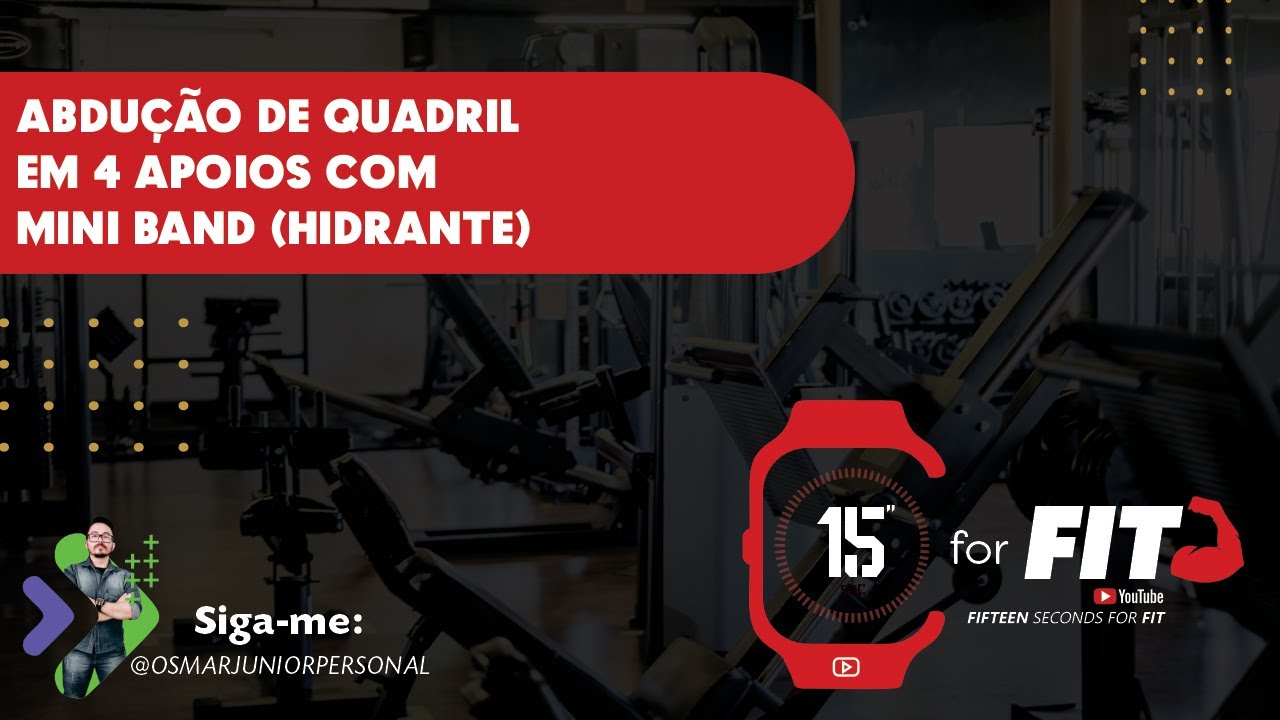 AbduÇÃo De Quadril Em 4 Apoios Com Mini Band Hidrante Mini Band Hip