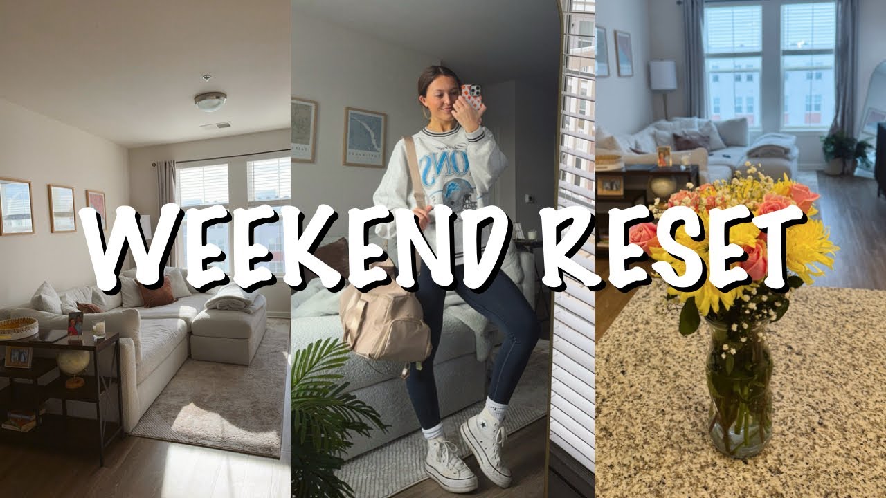 weekend in the life | getting back into routine, introducing new daily ...