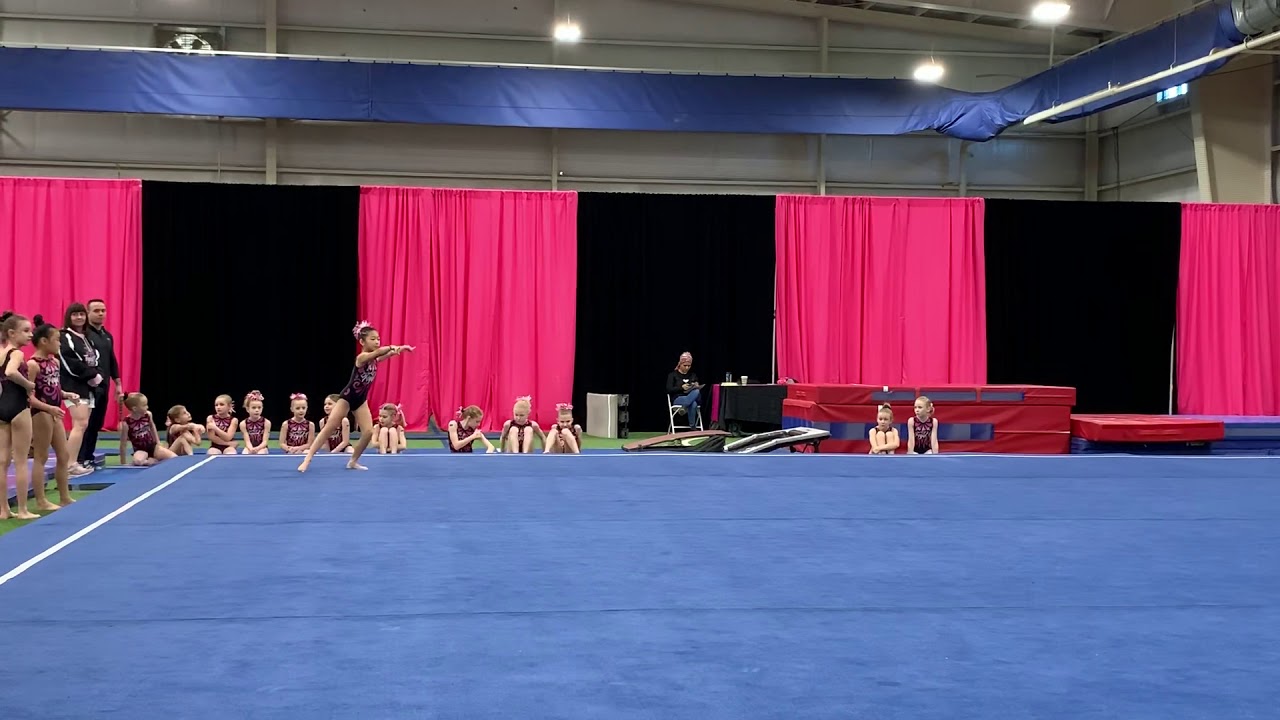 Nicole gymnastics- floor routine - YouTube
