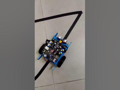 mBot right angle Line Following - YouTube