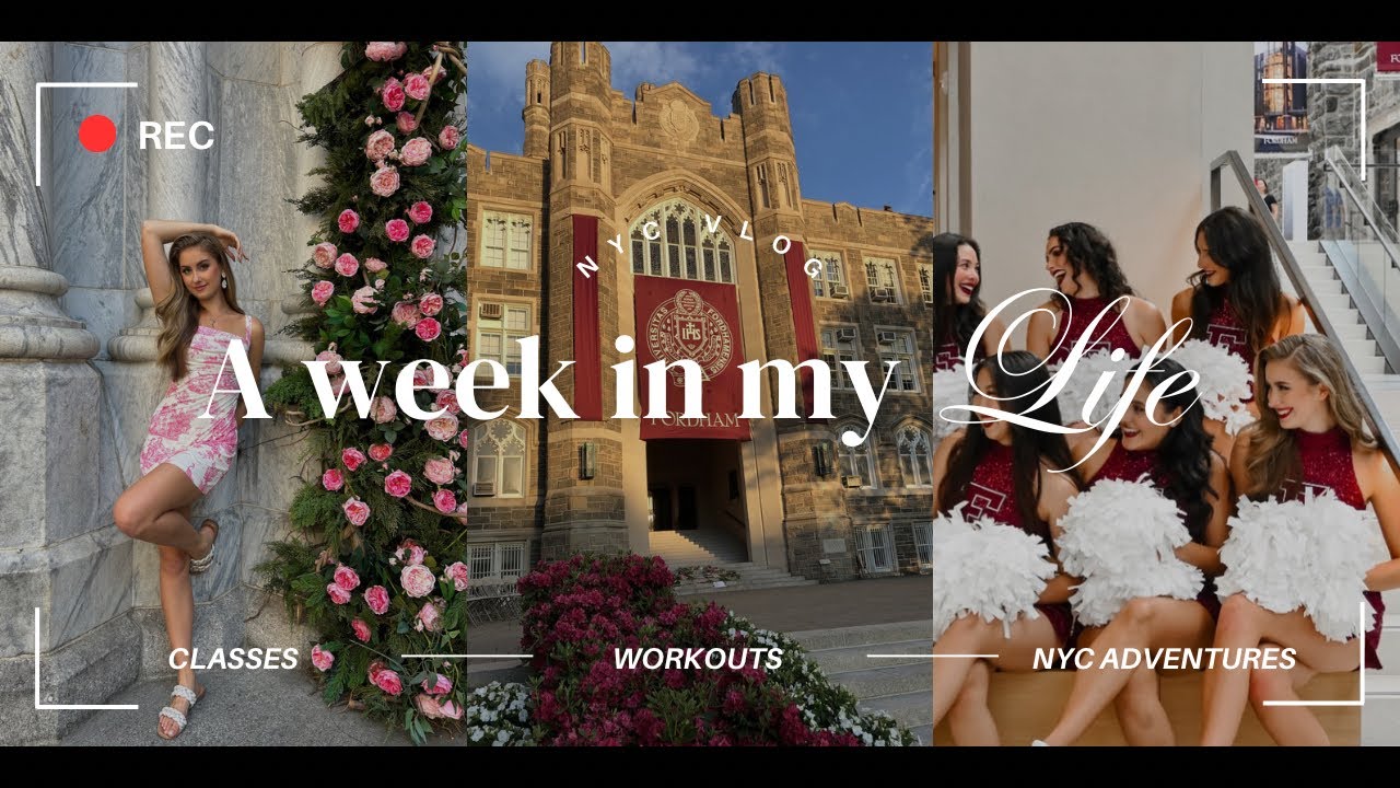 VLOG 27 | Week in my life as a student athlete at Fordham University ...