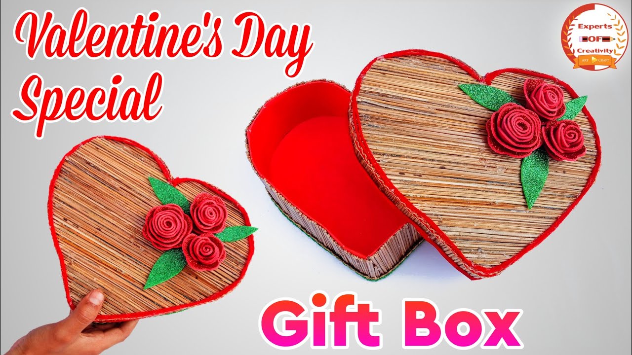 How to make a Heart ️ Shape Box | Love Gift Box | Heart Gift Box for ...