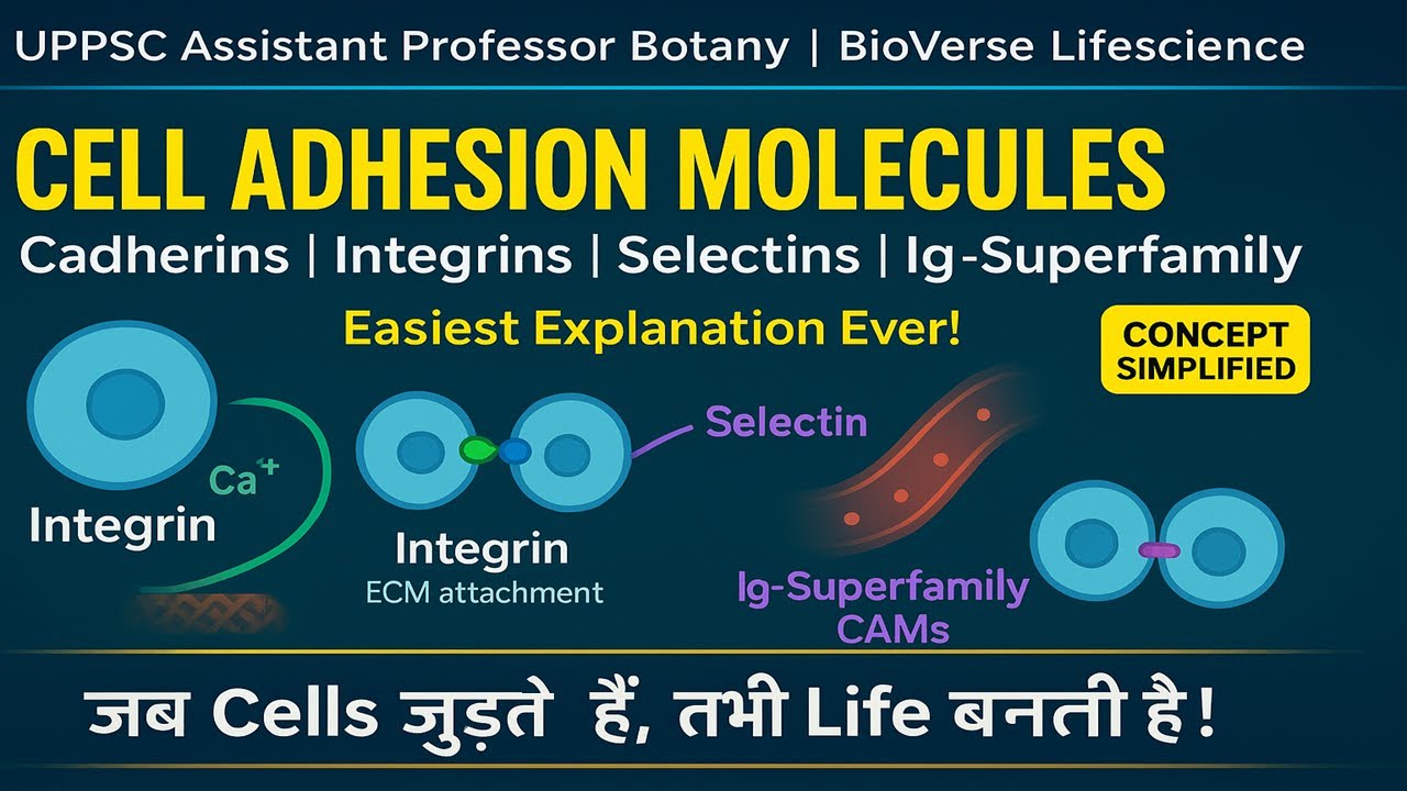 Cell Adhesion Molecules (CAMs) | Cadherins, Integrins, Selectins, Ig ...
