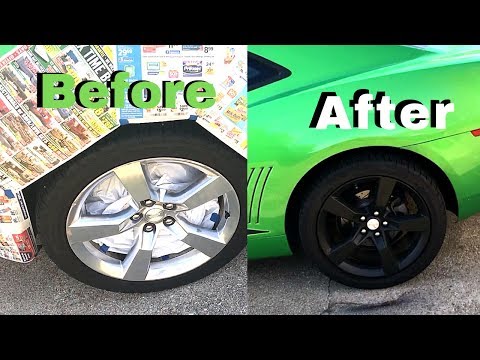 Plasti Dip Rims Camaro