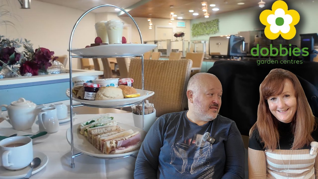 Having a Real Afternoon Tea at Dobbies Garden Centre in Peterborough ...