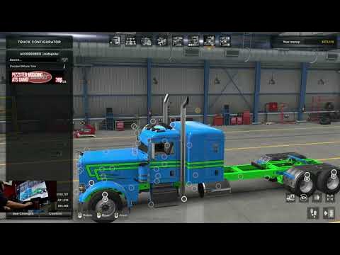 Build and Drive Pizzster 389 American Truck Simulator - YouTube