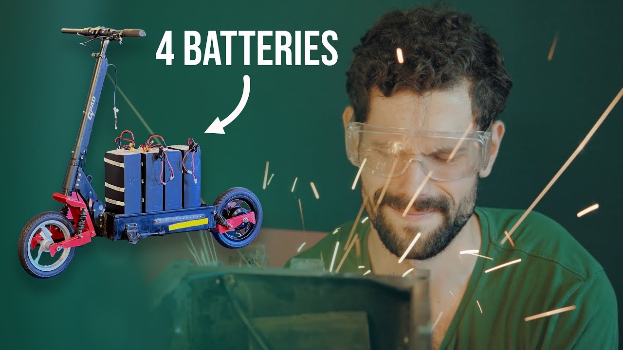 🛠 Building a DIY 300km e-scooter! 😮 - YouTube