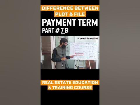 Difference between Plot and File Explained Part 7_B | PAYMENT TERM - YouTube