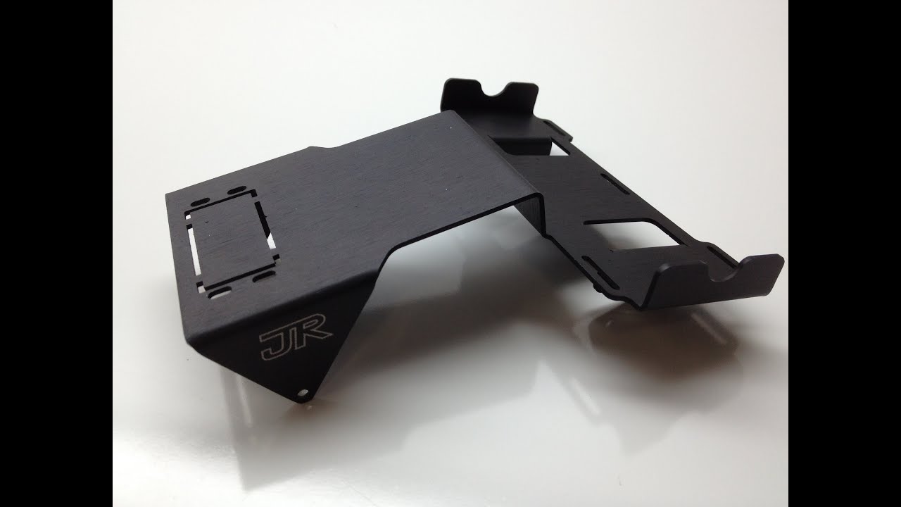 Axial SCX10 - Jevne Racing Battery Plate - YouTube