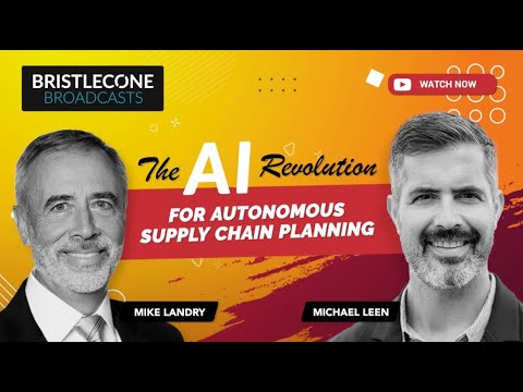 The AI Revolution for Autonomous Supply Chain Planning - YouTube