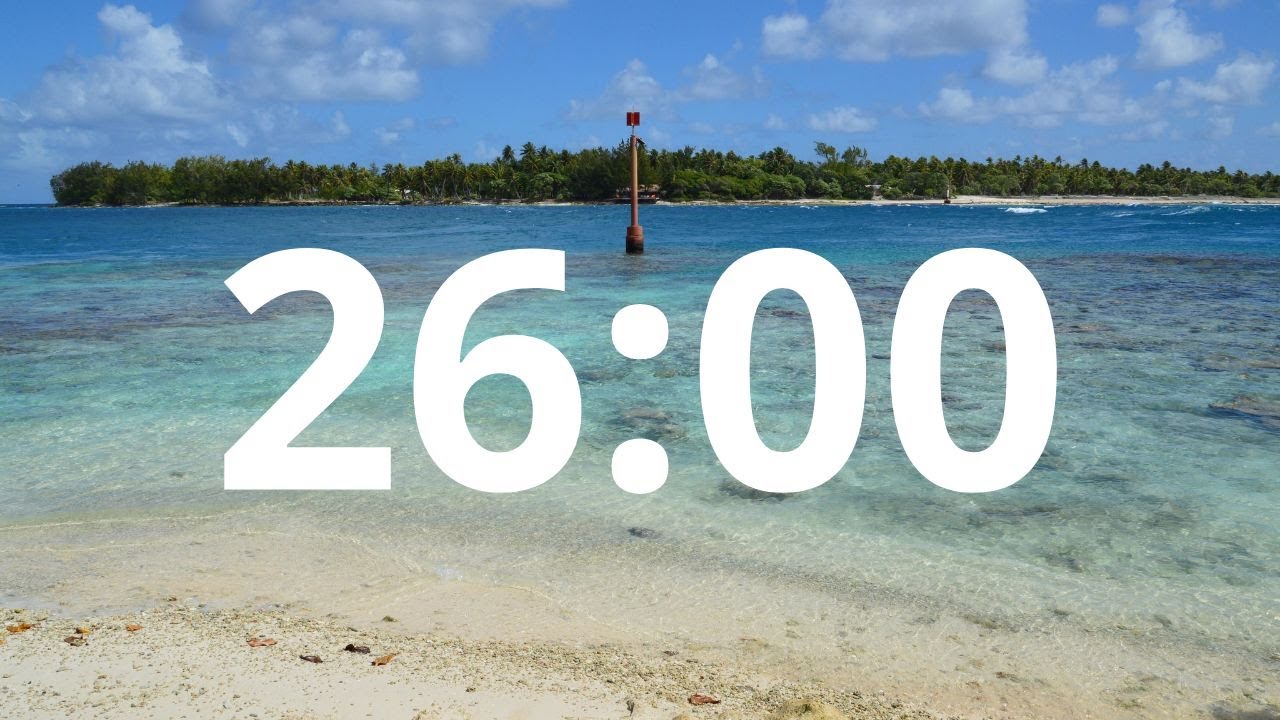 26 Minute Countdown Timer With Alarm (Simple Beep) - YouTube