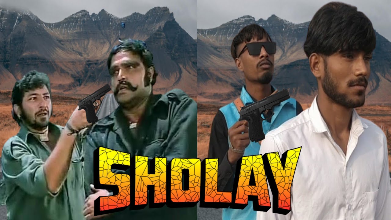 Sholay (1975) Movie spoof || kitne Admi the sholay Dialogue || Sholay ...