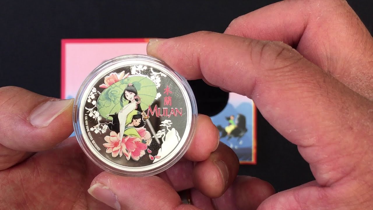 Disney - Mulan 1oz Silver Coin - YouTube
