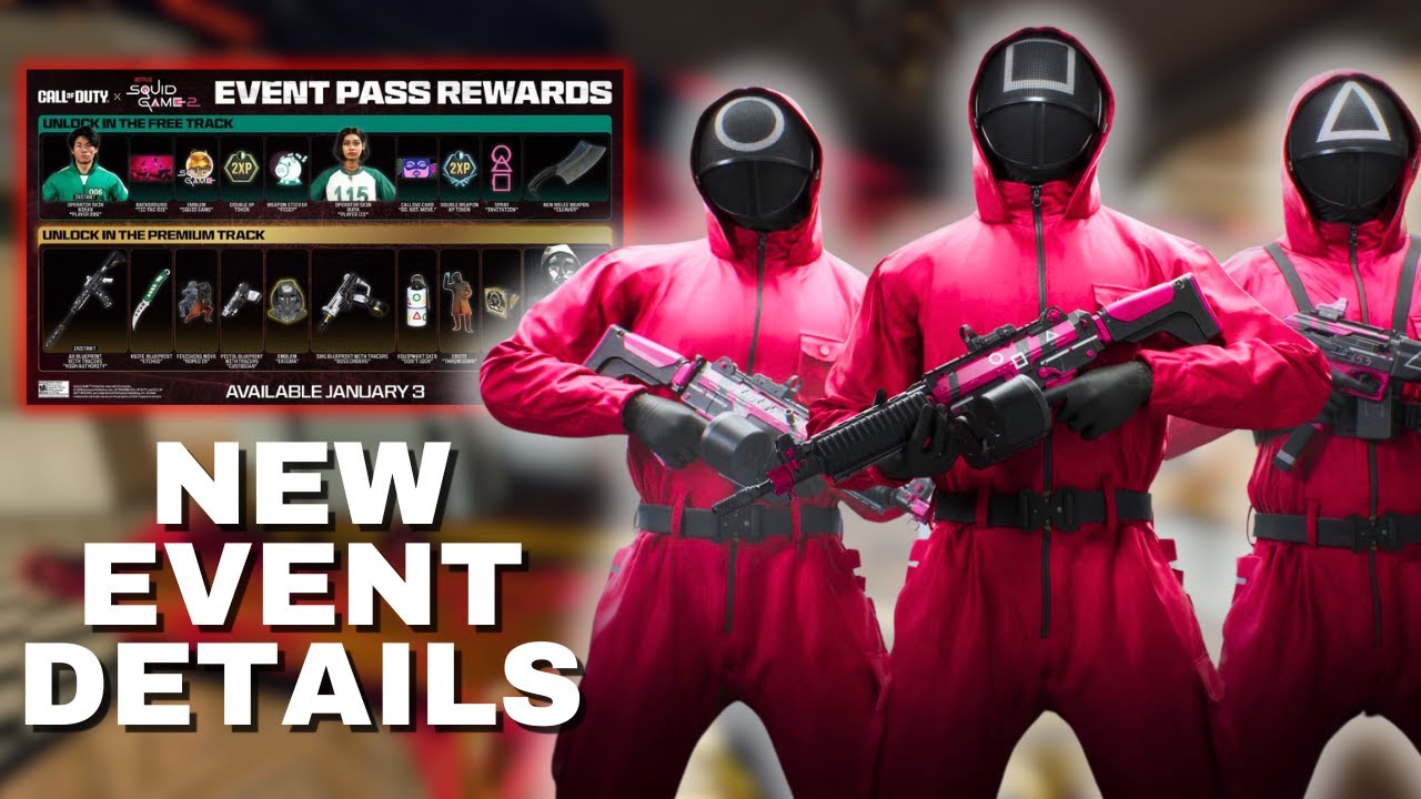 Everything We Know about the BO6 SQUID GAME EVENT! (Game Modes, Skin Bundles, Zombies and More ...