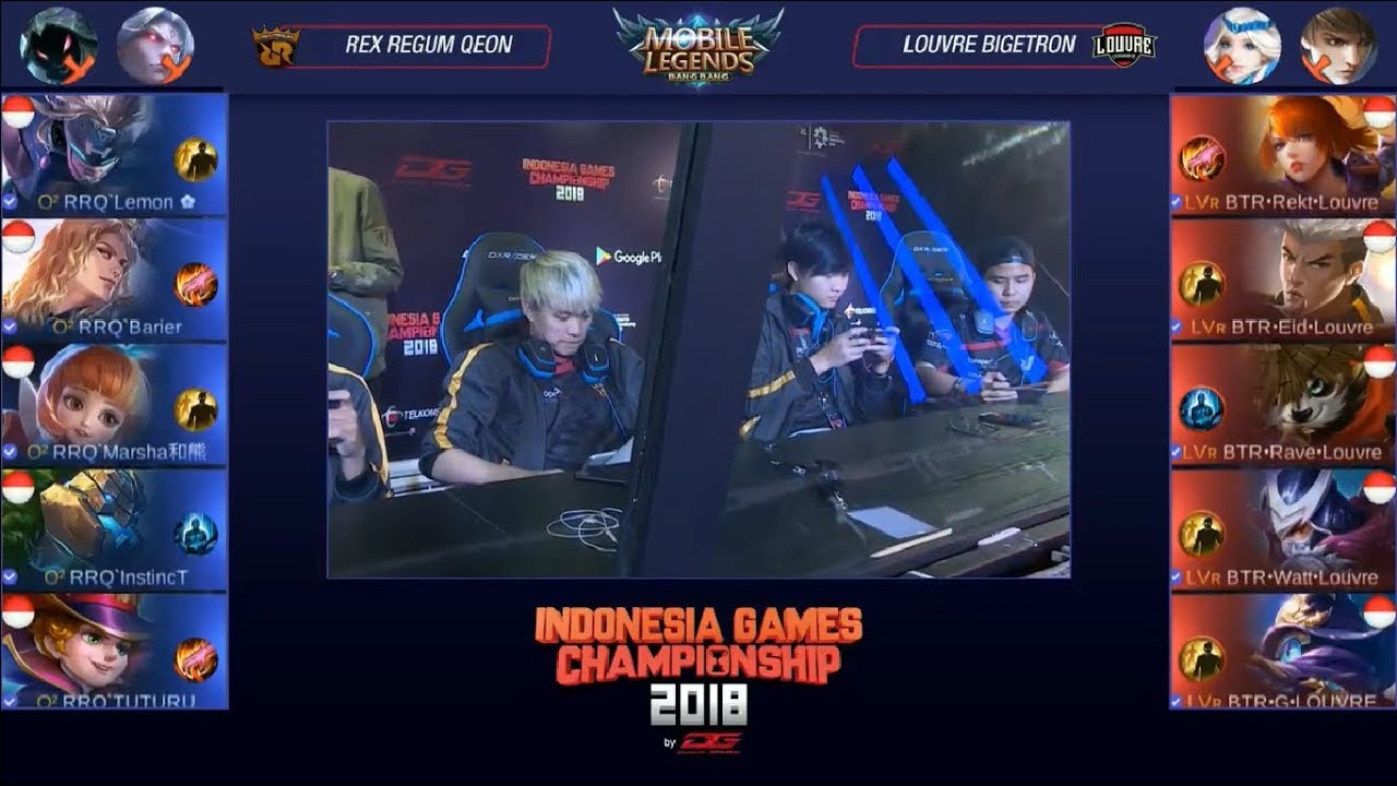 Final IGC 2018 Match 1 RRQ VS Louvre BTR - YouTube