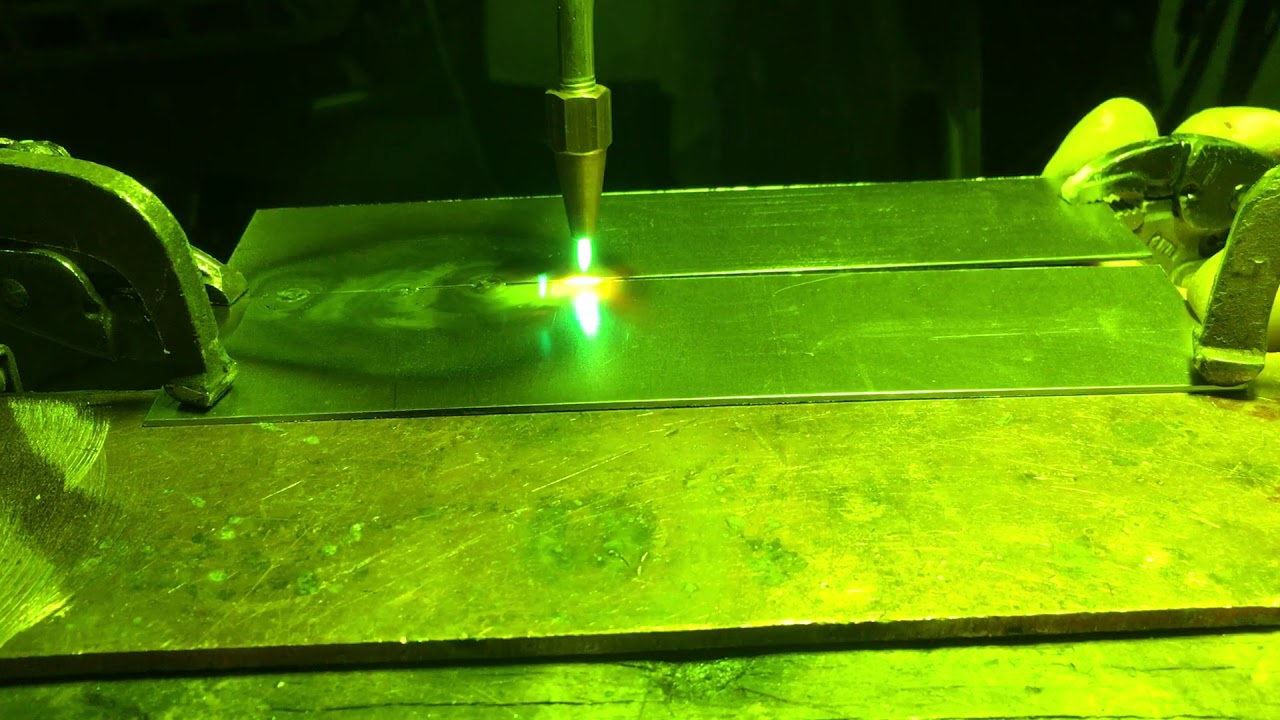 Meco torch tacking practice - YouTube