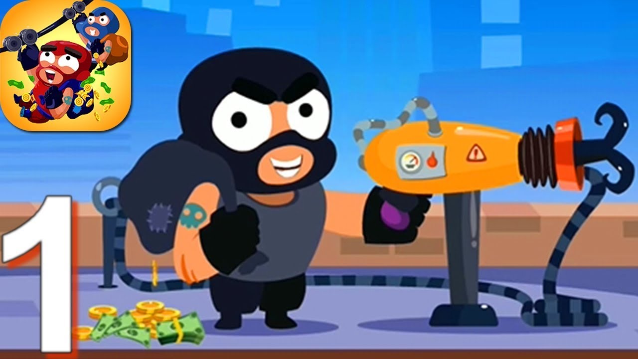 Rope Robbers - Gameplay Walkthrough Part 1 Levels 1-30 (Android) - YouTube