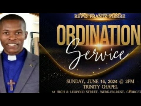 Ordination Service For Reverend Frantz Pierre - YouTube