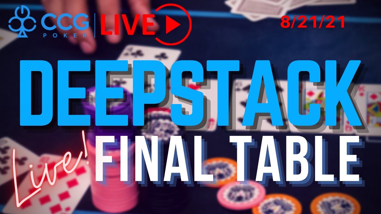 CCG Poker TV: $120 DEEPSTACK Final Table - YouTube