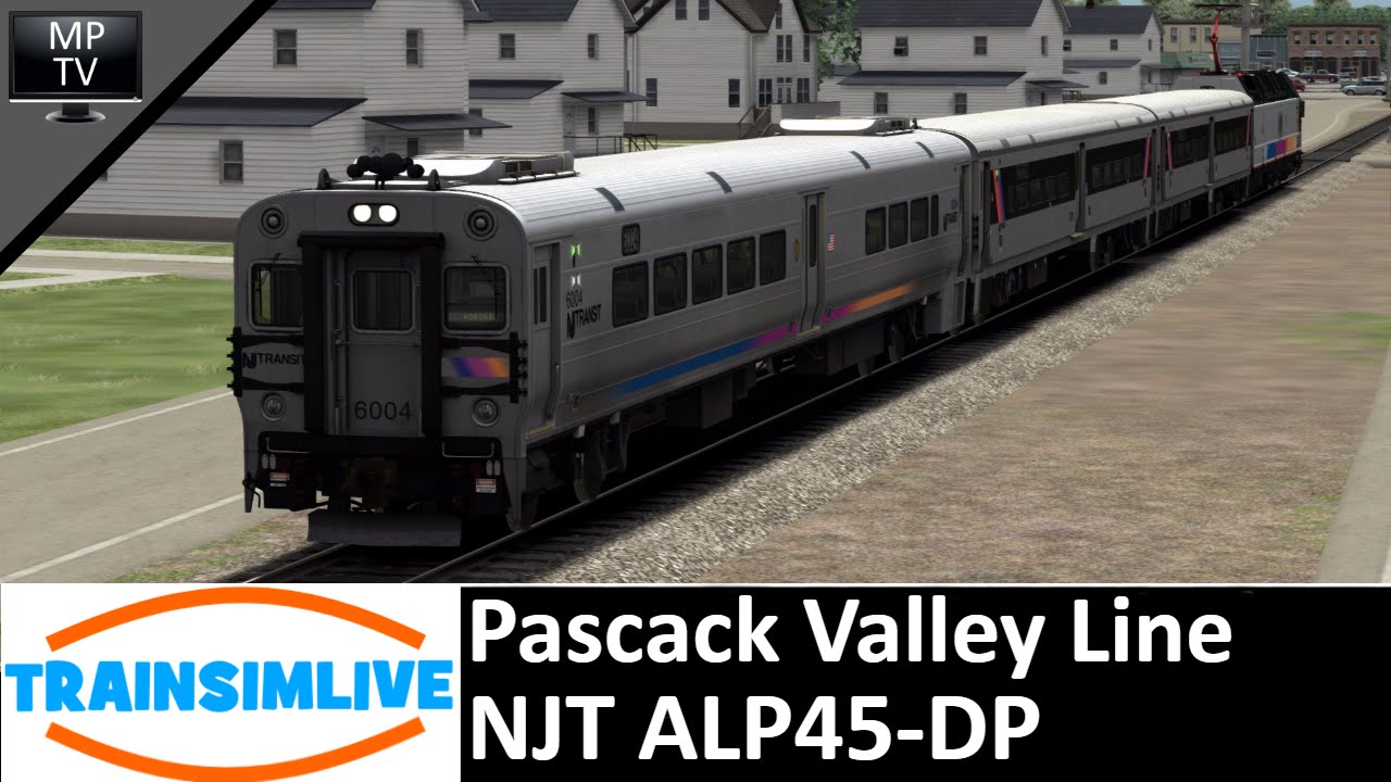 MattPlaysTV@1080P - Train Simulator - Pascack Valley Line, NJT ALP45-DP ...
