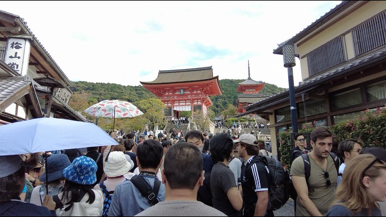 Walk around Kyoto - Nishiki Market - Gion - Kiyomizu-dera - YouTube
