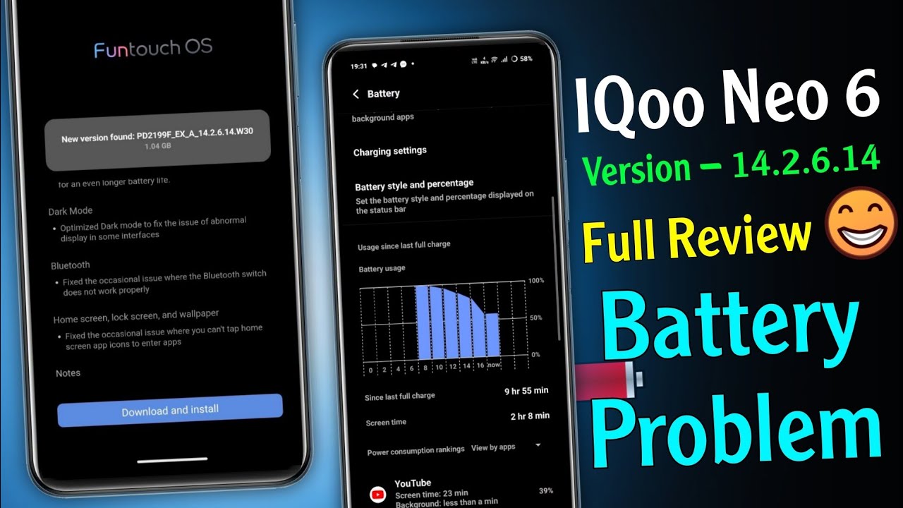 IQoo Neo 6 14.2.6.14 Update Review | IQoo Neo 6 Battery Problem & 5G ...