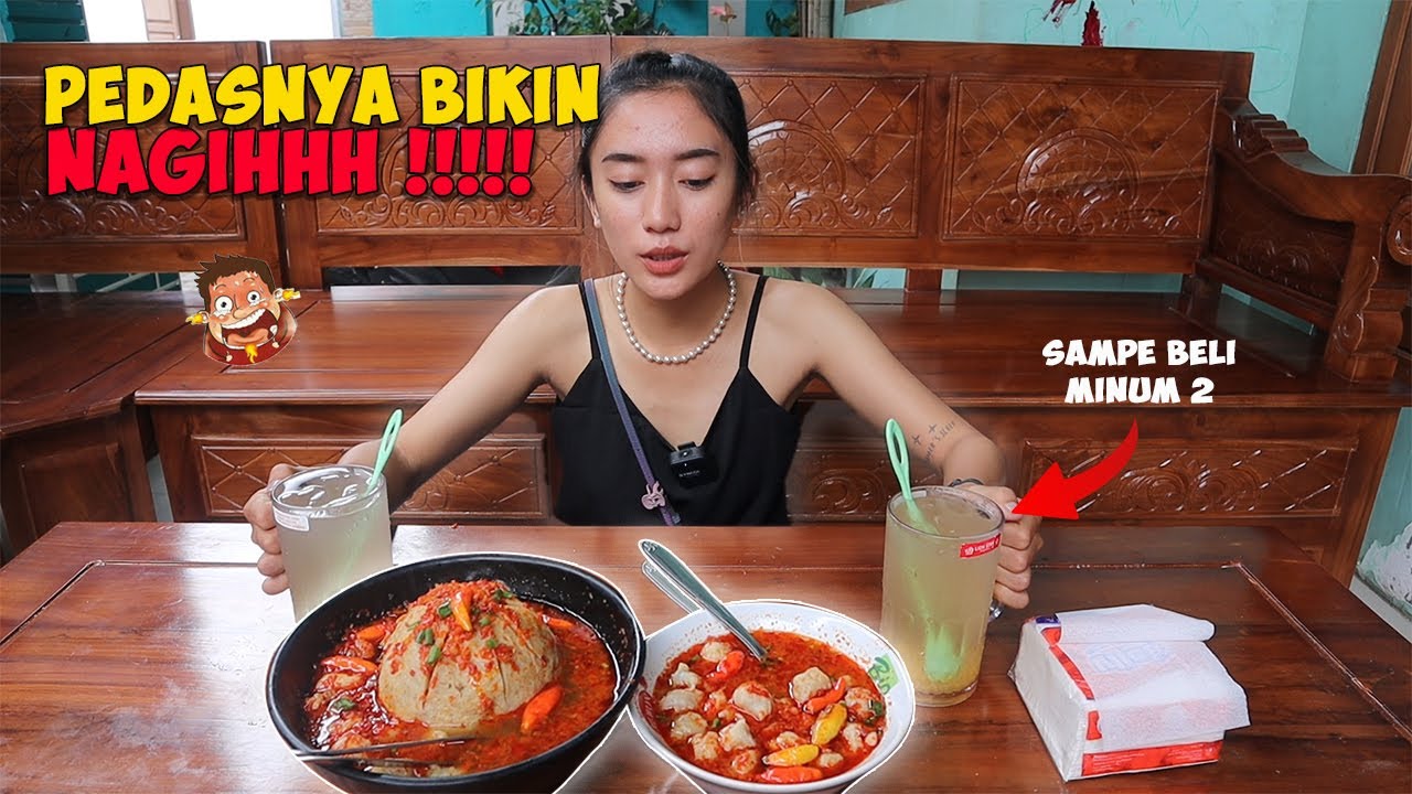 Pedasnya Nampol Tapi Bikin Ketagihan ‼️ Pentol Pedas Alesha Youtube