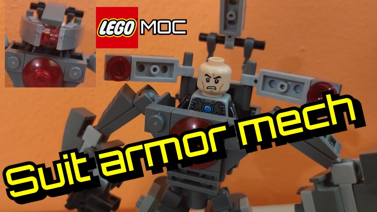 How to build a suit armor mech lego (robot MOC)#lego - YouTube