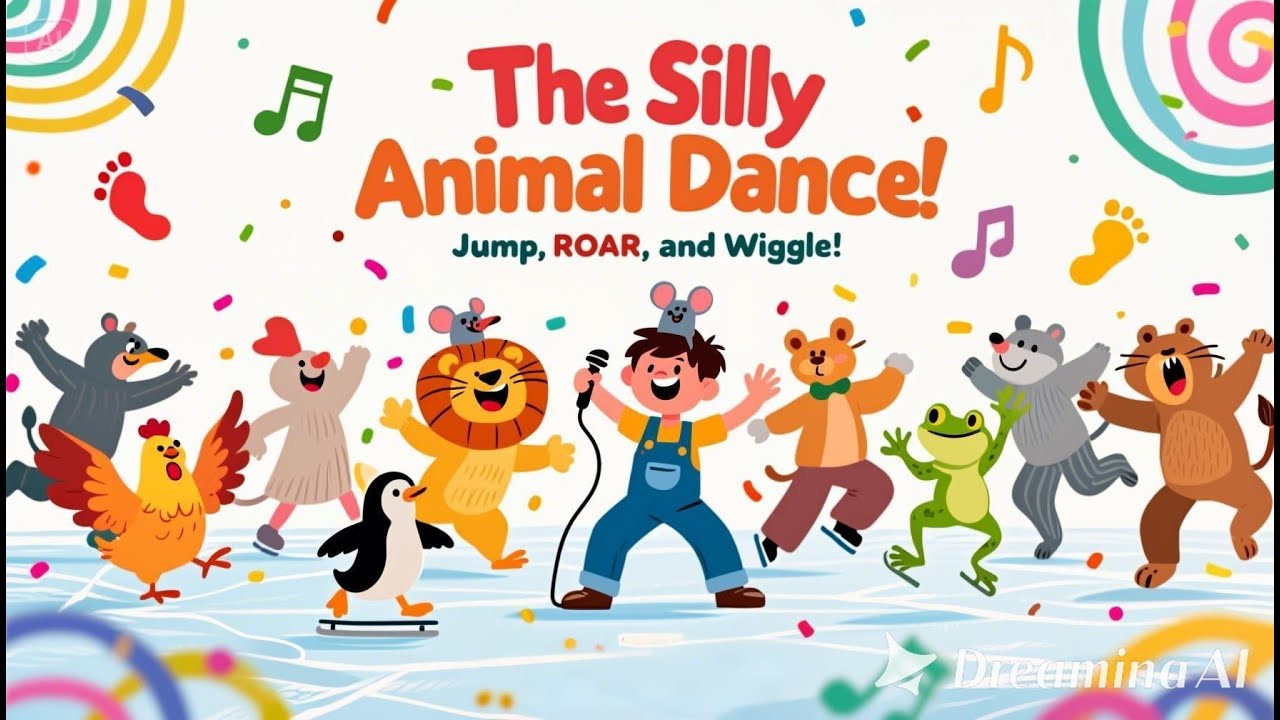 The Animal Boogie Woogie Brain Break Dance Kids Animal Song 🐘 Preschool ...