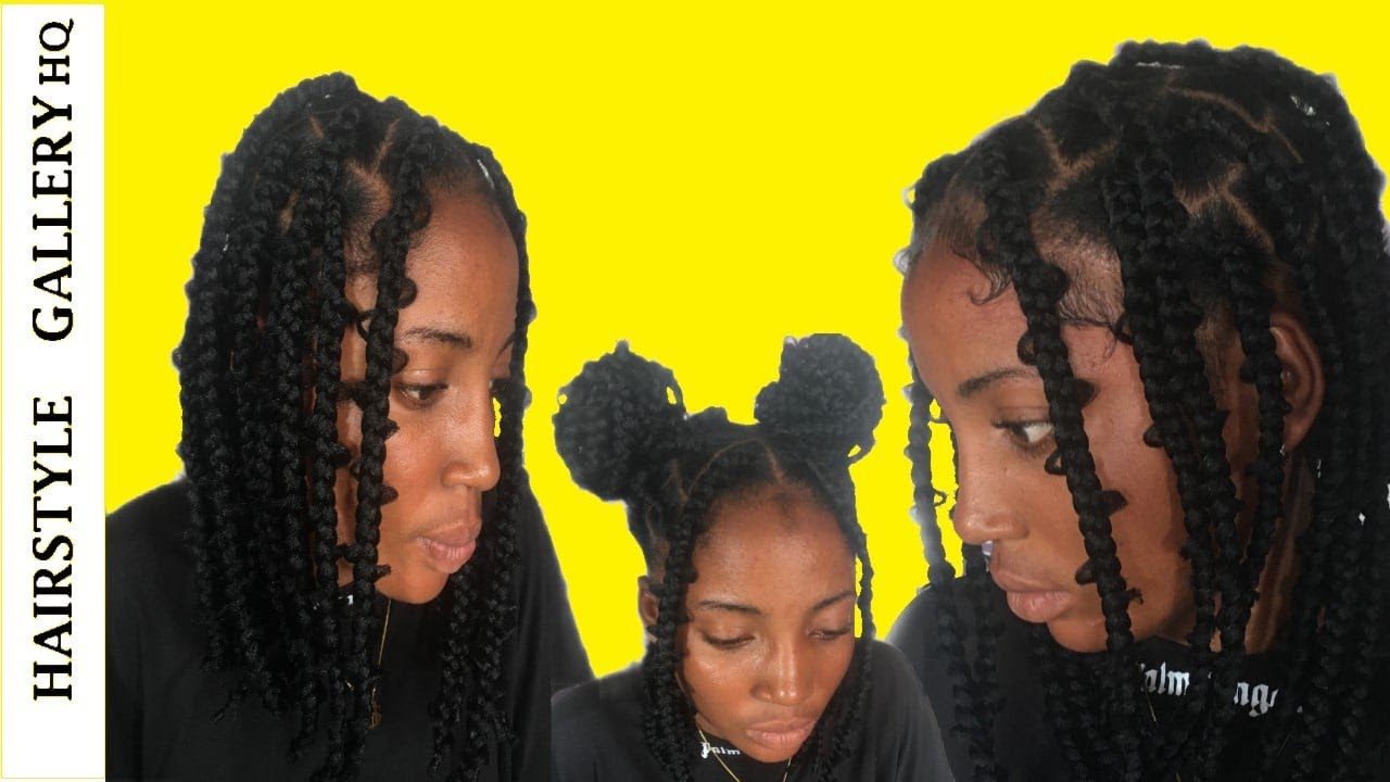 Butterfly Braids Tutorial | Easy Jungle Braids - YouTube